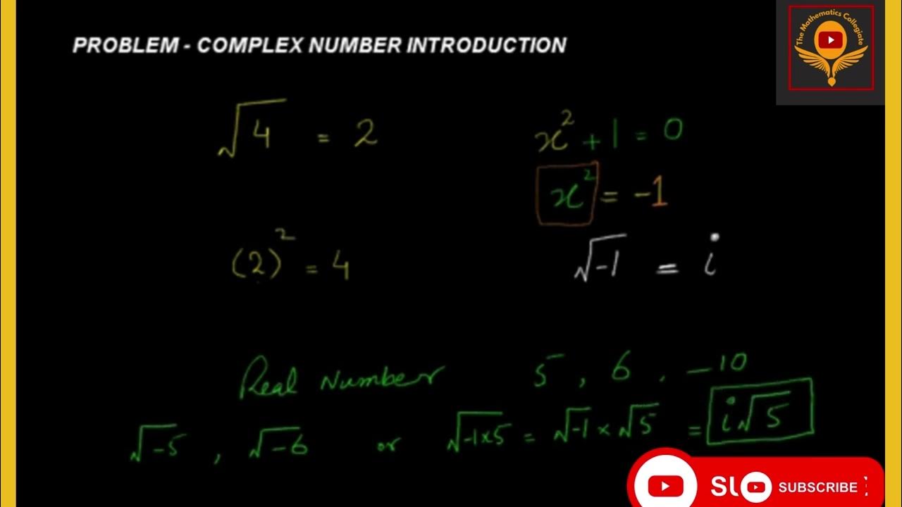 Problem1-Complex Number Introduction - YouTube