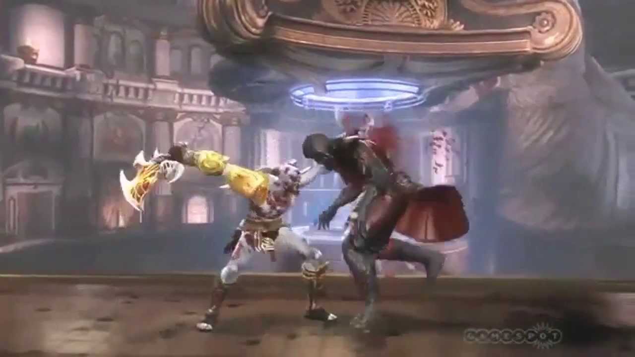 Mortal Kombat 9 Kratos Gameplay - YouTube