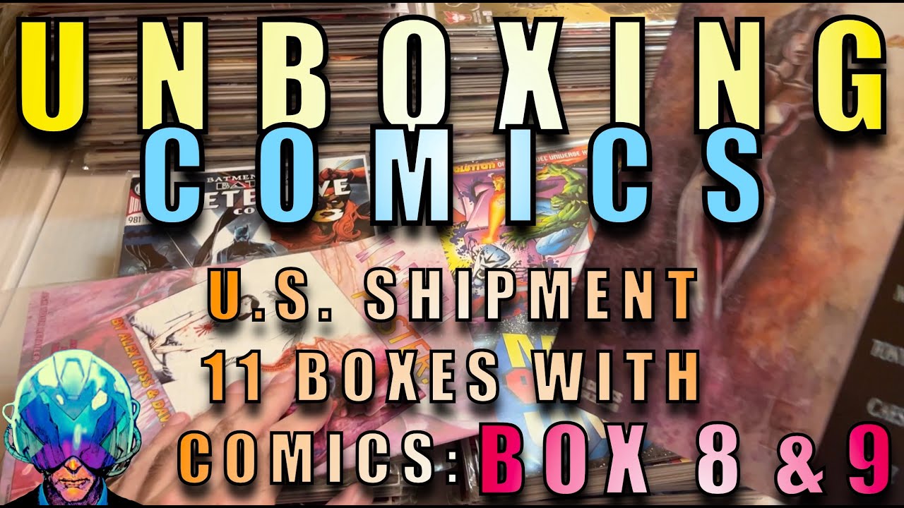 Mail Call: Unboxing Comics - [ BOXES 8 & 9 - U.S. COMIC MADNESS ] - YouTube