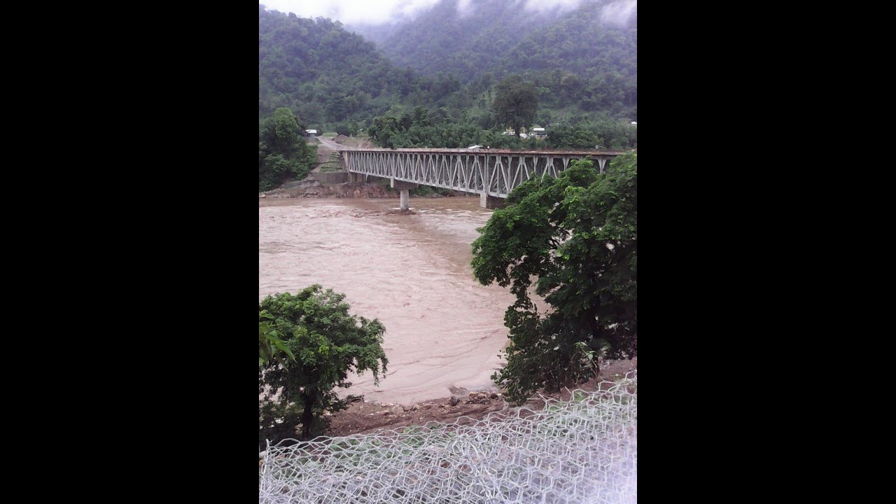 Chatra bridge making to finishing at chatra ghat Nepal - YouTube