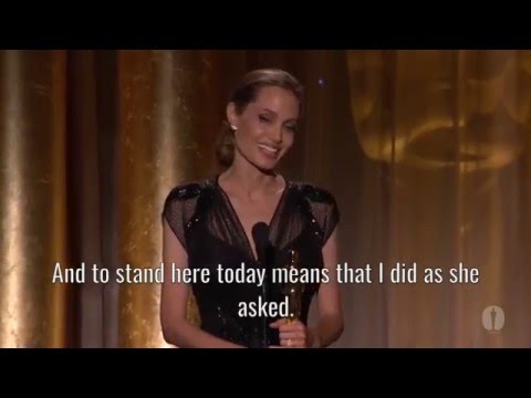 Angelina Jolie - To Be Of Use - YouTube