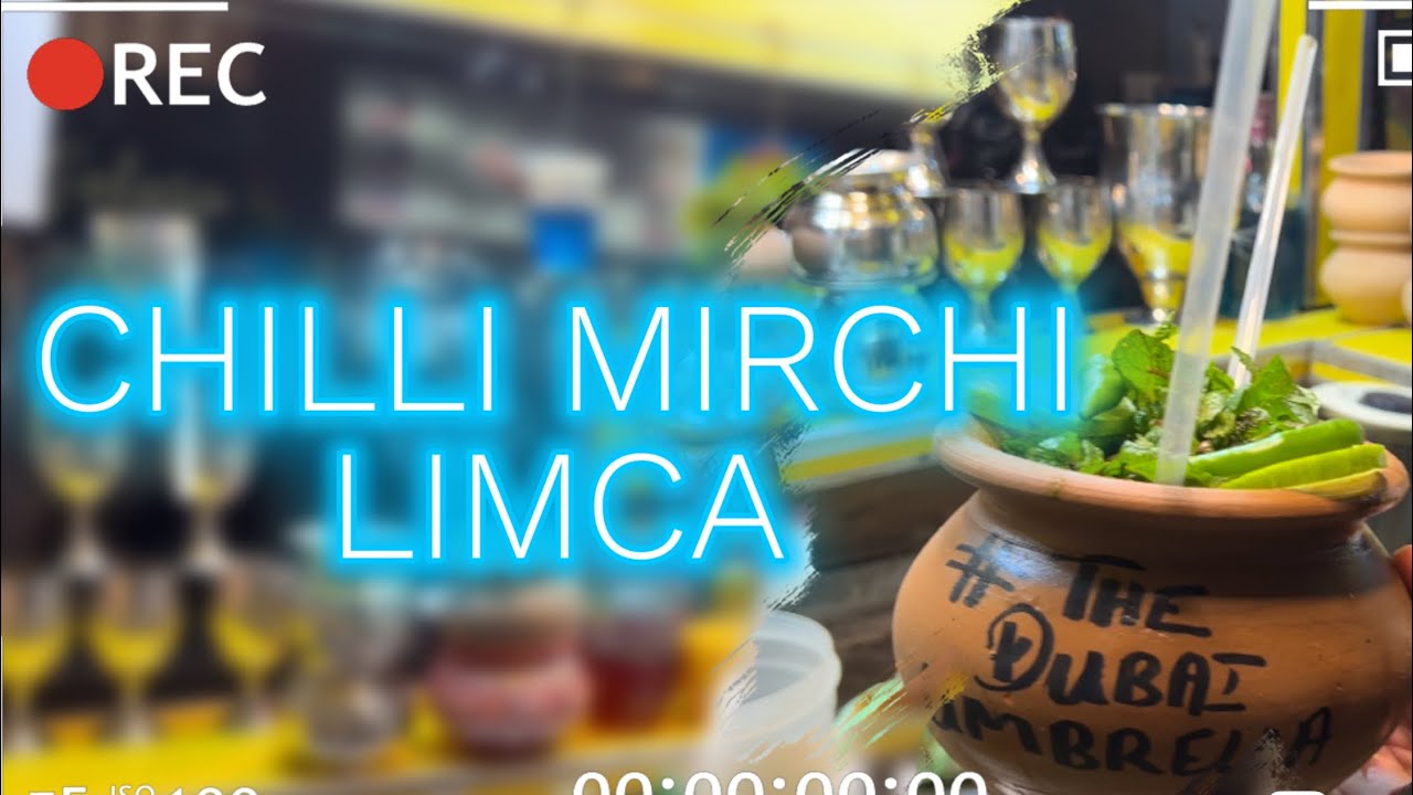 Would You Try This Chilli Mirchi Matka Limca? Hussainabad Karachi Food ...