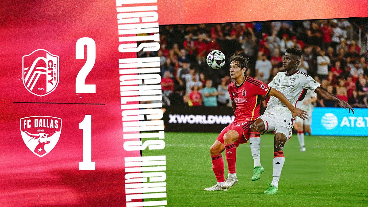 COMEBACK COMPLETE | St. Louis CITY SC 2-1 FC Dallas - Leagues Cup - YouTube