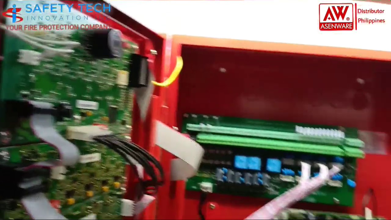 Testing of 12Zone FACP Conventional Type Asenware AW-CFP2166-12 - YouTube