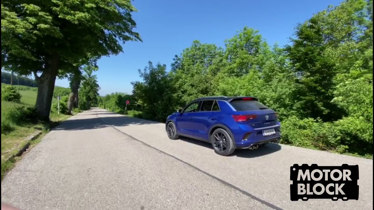 VW T-Roc R Launch Control Start & Sound - YouTube