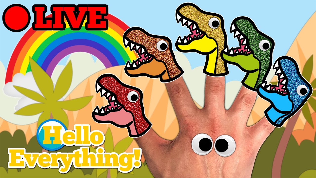 🔴 Hello Everything! 👀 Live Stream | Finger Family Nursery Rhymes ...