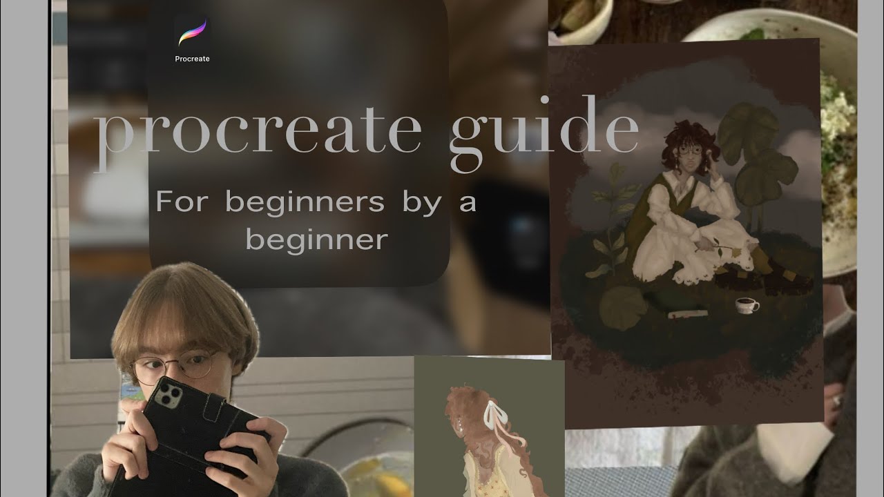 A beginners guide to procreate ~ by a beginner - YouTube