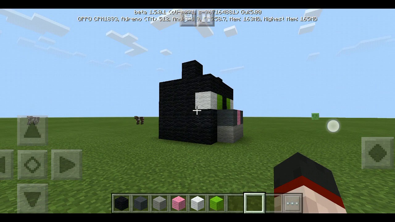 How to make cat head in Minecraft - YouTube
