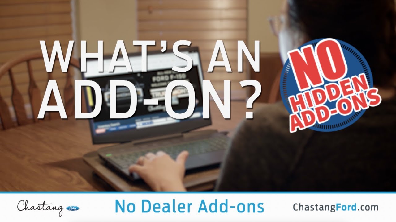 No Dealer Add-Ons At Chastang Ford - YouTube