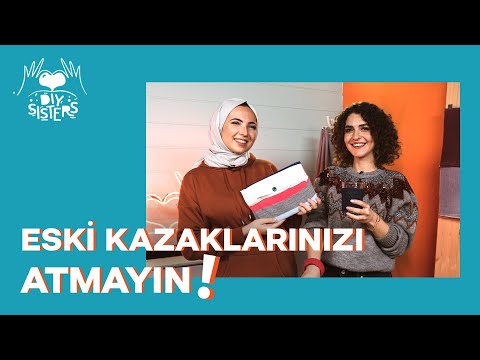 Eski Kazakları Değerlendirme // Eski Kazaklardan Tablet Kılıfı ve Bileklik Yapımı