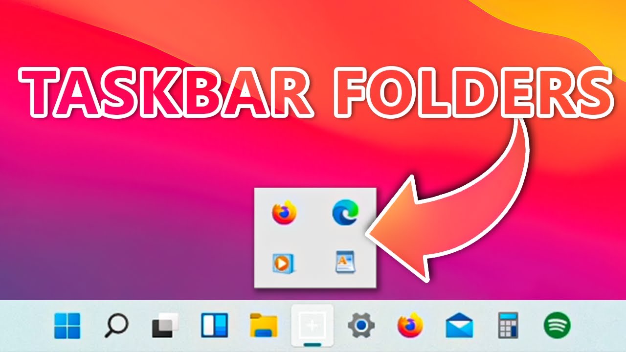 How To Add Folders In Your Taskbar Taskbar Groups YouTube how-to-add-folders-in-your-taskbar-taskbar-groups-youtube