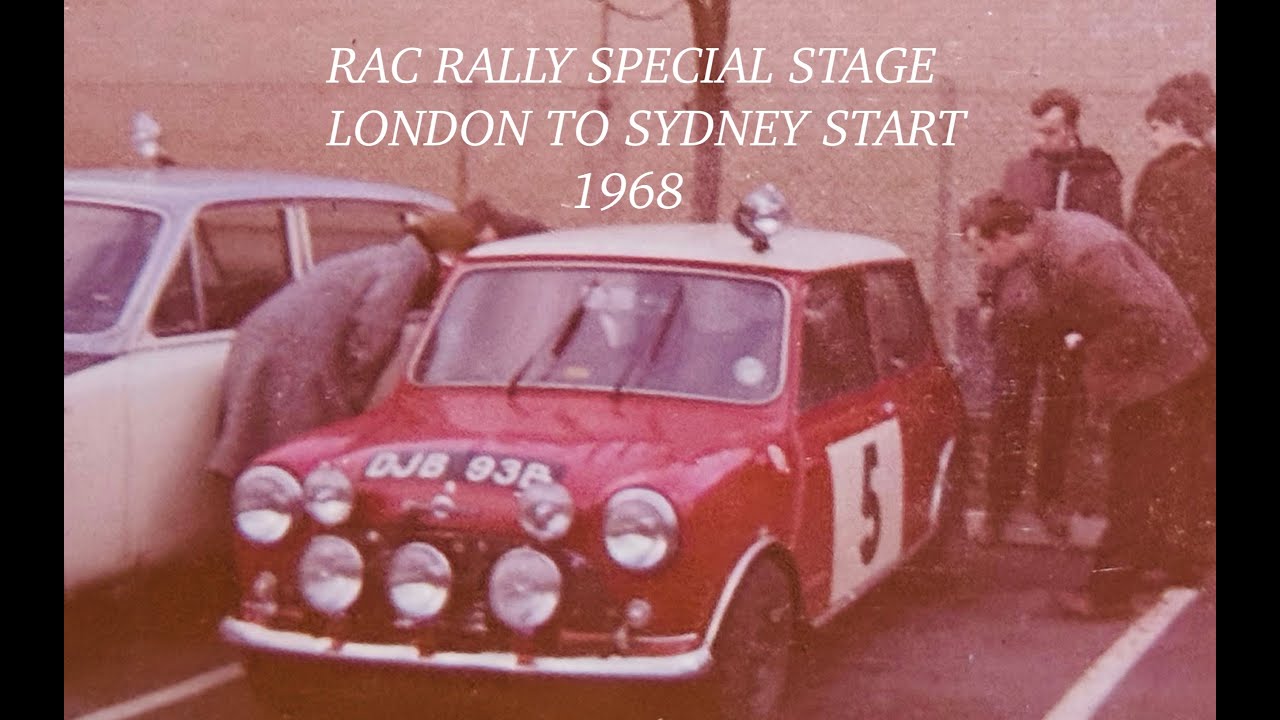 RAC Rally special stage, London to Sydney - YouTube