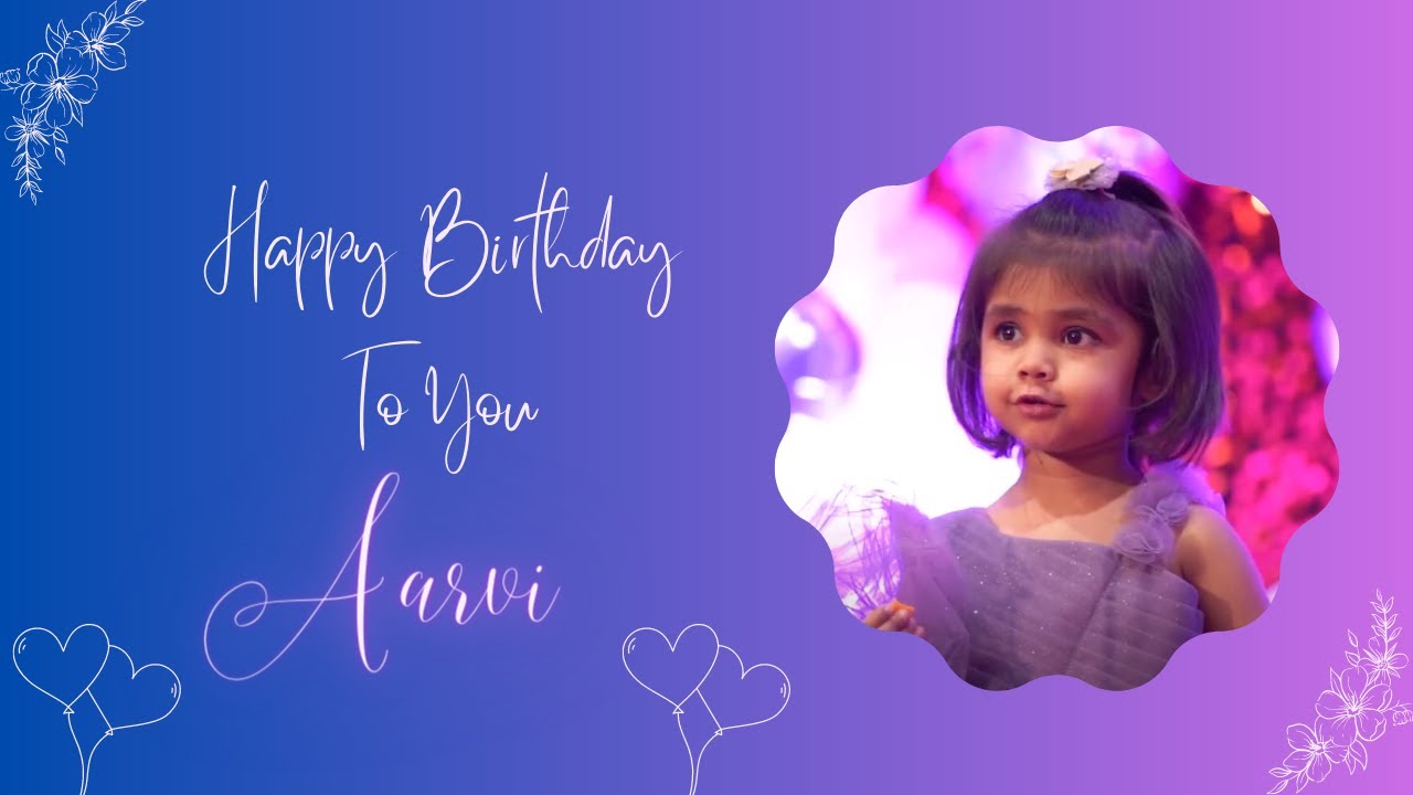Aarvi Birthday Highlight | RG Aerial Imaging | 2023 - YouTube