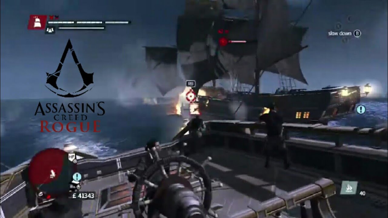 Assassin's Creed Rogue: Fighting Bounty Hunters at Sea - YouTube
