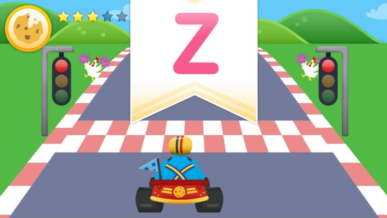 Sesame Street Cookie Kart Racing Game Fun Full HD Video for Children ...