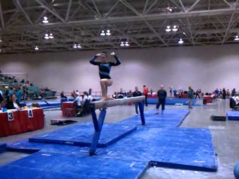 Maria Ries L9 beam 2012 regionals - YouTube