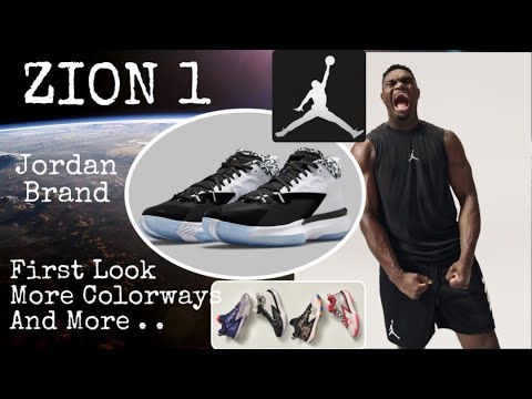 JORDAN ZION 1 - DIFFERENT COLORWAYS | DETAILED LOOK - YouTube