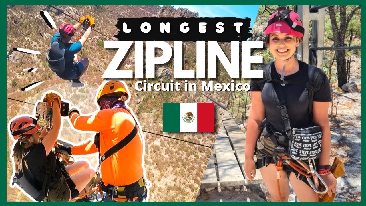 LONGEST Zip line circuit in MEXICO | Copper Canyon ADVENTURE Park ...
