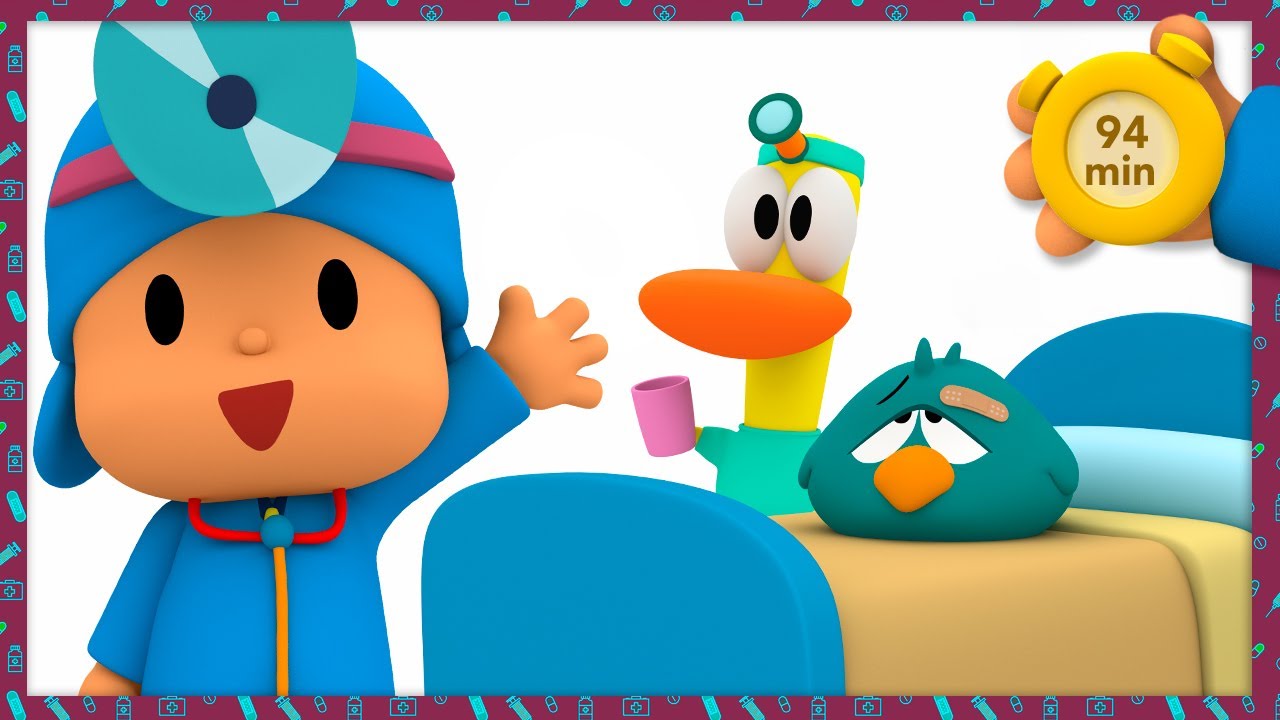 👨‍⚕️ POCOYO AND NINA - Doctors and Nurses [94 min] ANIMATED CARTOON for ...