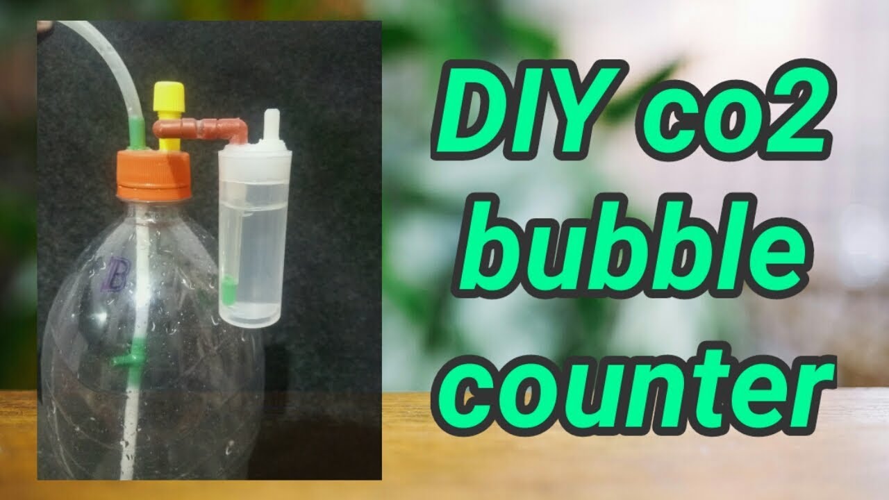 How to make DIY co2 system.(PART 2) bubble counter - YouTube