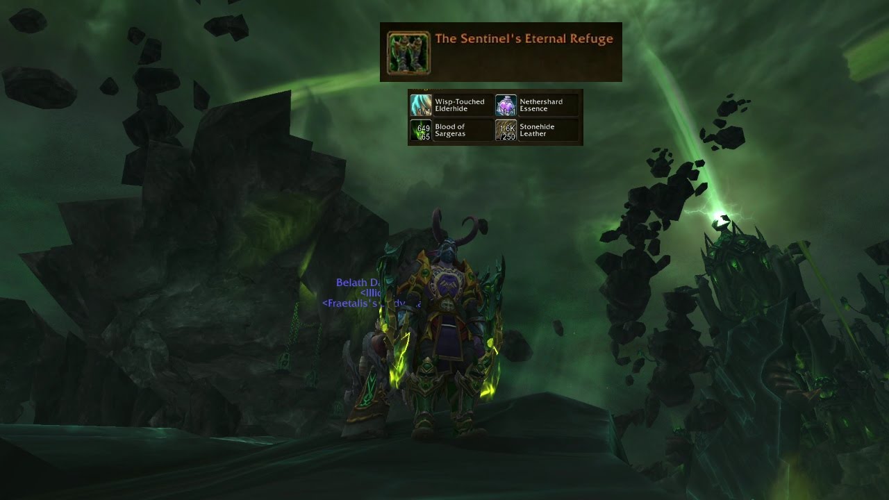 World of Warcraft Obtaining the Wisp-Touched Elderhide and The Sentinel ...