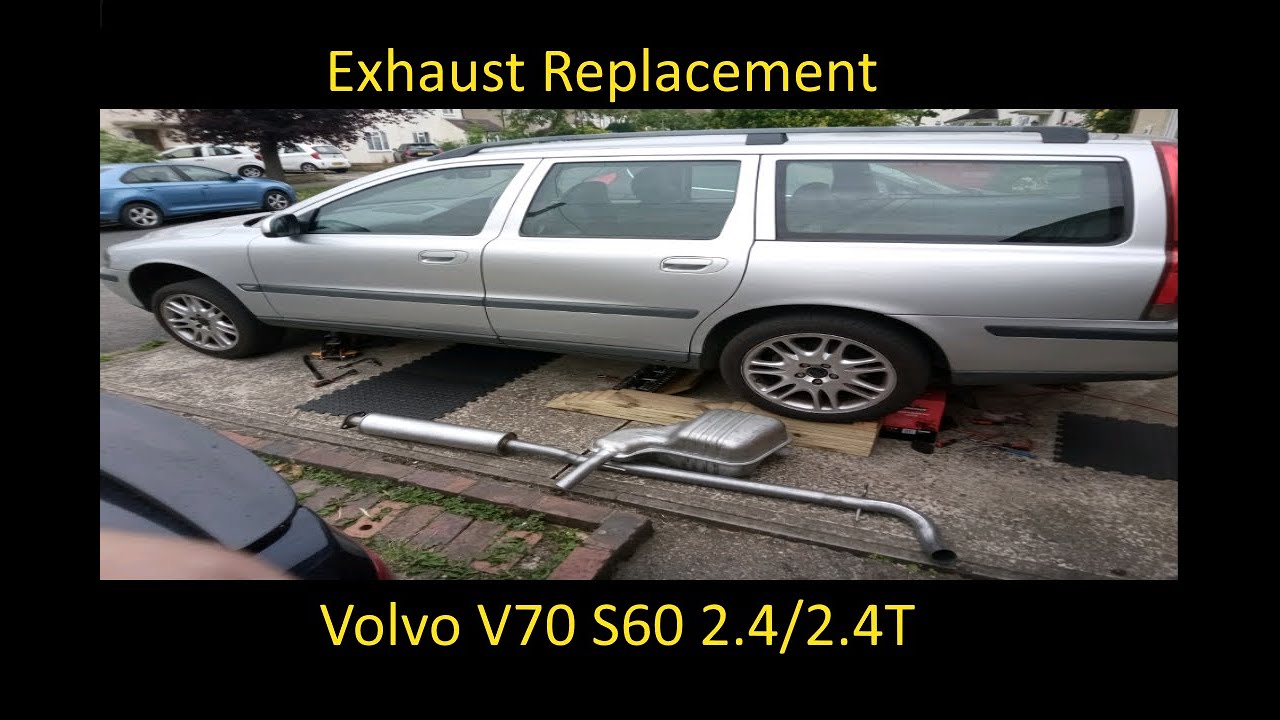 Volvo V70 2.4 Exhust Replacement - YouTube