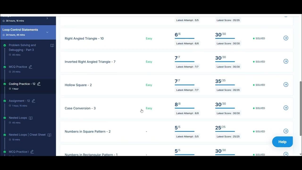 Python | Coding Practice-12 | Loop control statements | NxtWave | CCBP4.0 - YouTube