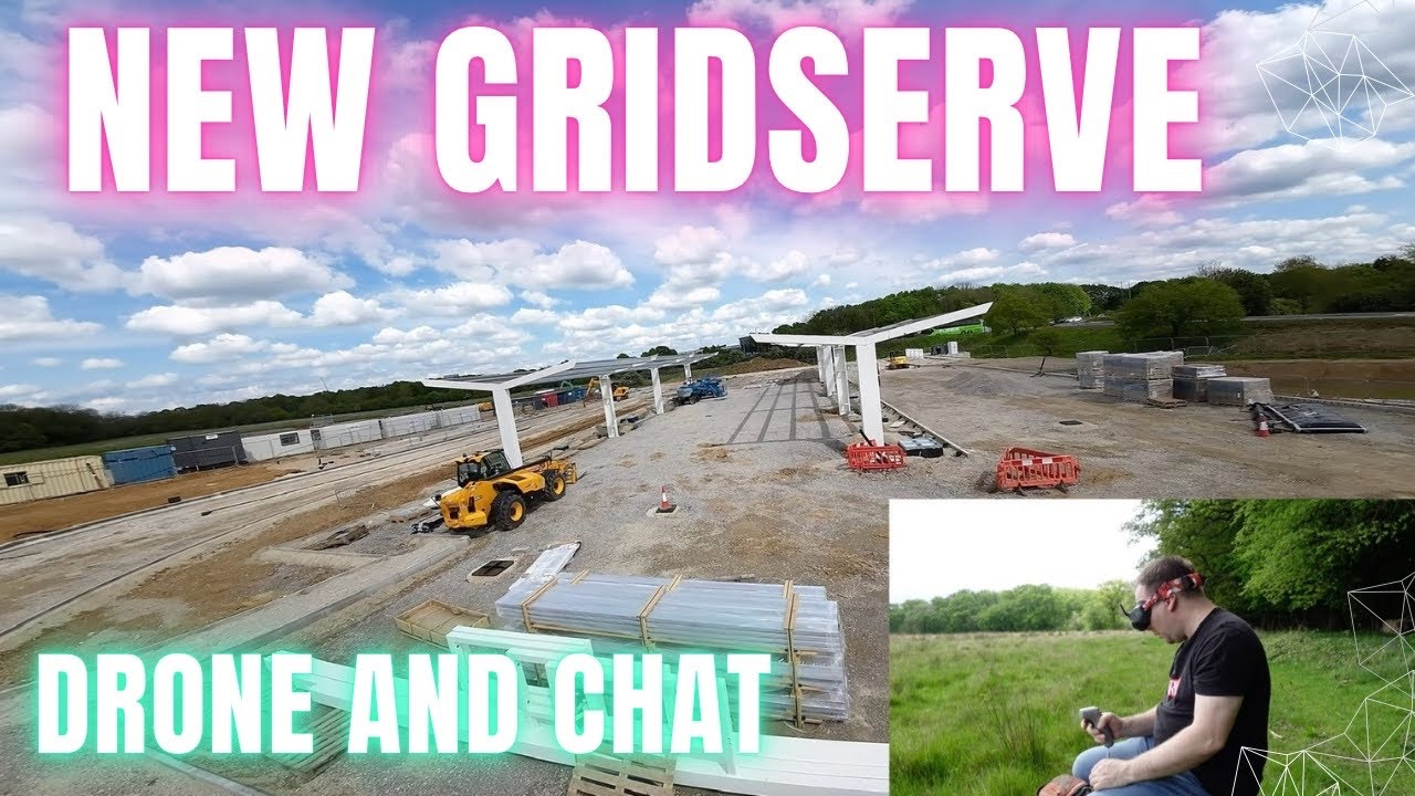 New Gridserve Service Station update - Stevenage A1 - Drone and chat ...