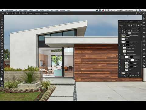 Editing an Architecture Photo (Exterior) - YouTube