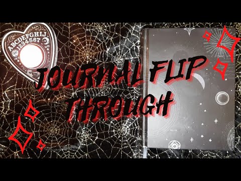🖤 JOURNAL FLIP THROUGH | Journal #6 | SpookyBeanJournals 🖤 - YouTube