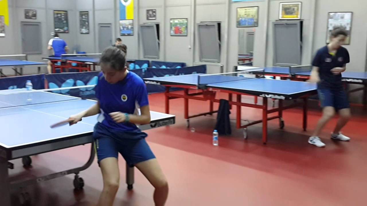 Fenerbahçe Table Tennis specific drills - YouTube