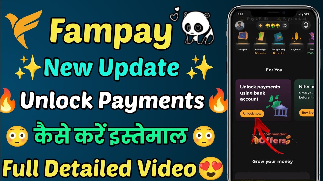 Fampay new bank update 💸 | Fampay bank account update | Fampay se paise ...