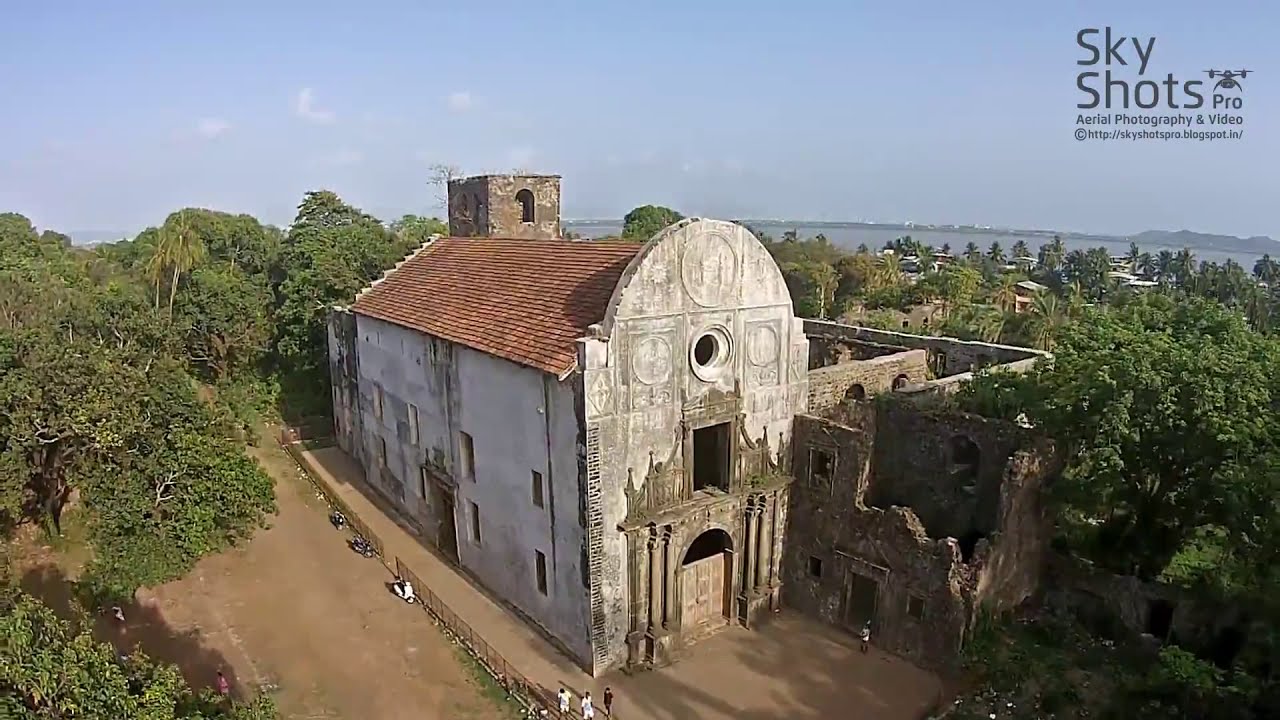 Aerial View of Vasai Fort Part 2 - YouTube