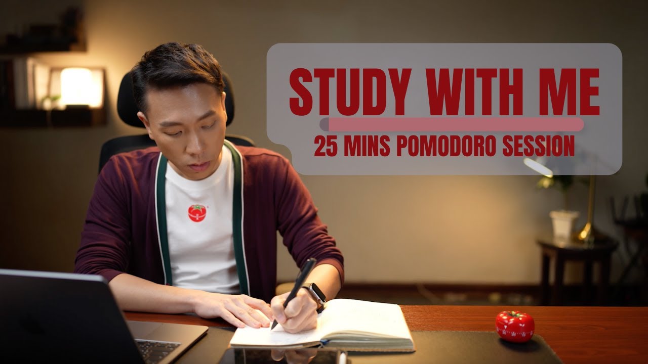 25 Mins Study With Me (1 Pomodoro) I Lo-Fi Music I Dr. Ohm Chusin - YouTube