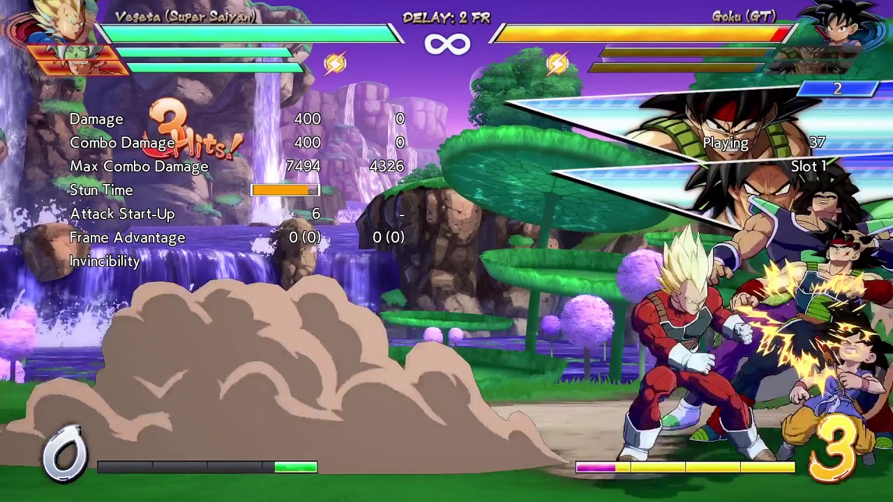 Dragon Ball FighterZ - SS Vegeta Happy Birthday sparking combos - YouTube