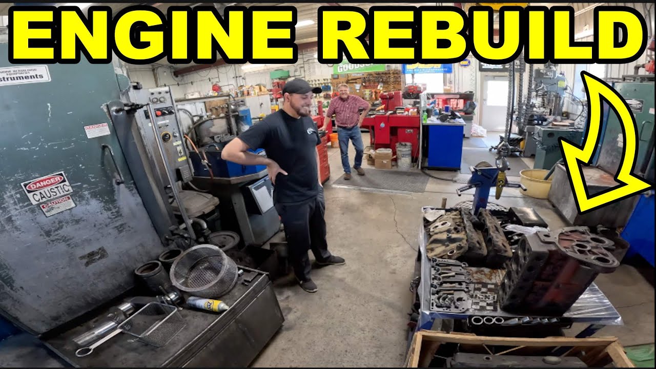 Taking the 1948 Keller Super Chief Engine to Jim's Automotive Machine ...