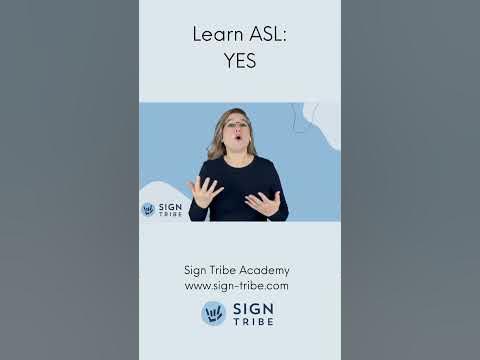 YES // ASL // Learn American Sign Language #communicationmethod #asl # ...