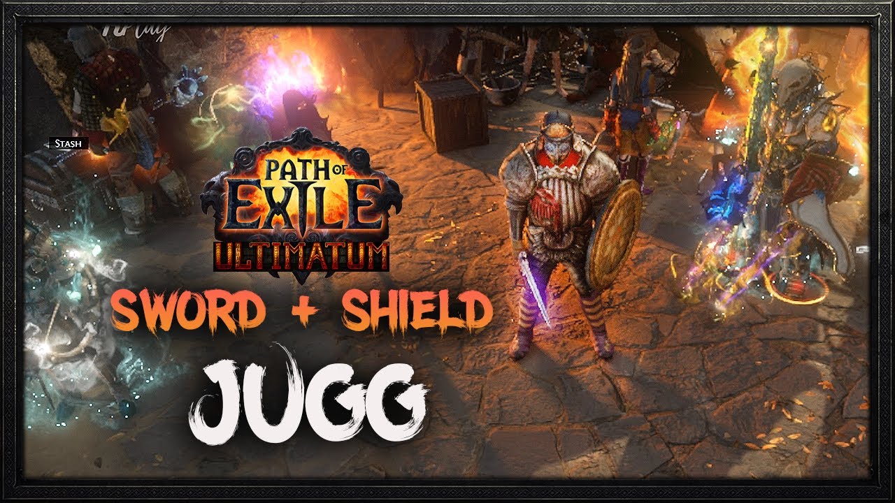 Path of Exile | SWORD + SHIELD JUGGERNAUT- ultimatum Viable! - YouTube