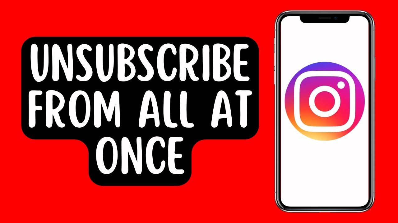 How To Unsubscribe From All At Once in Instagram - YouTube