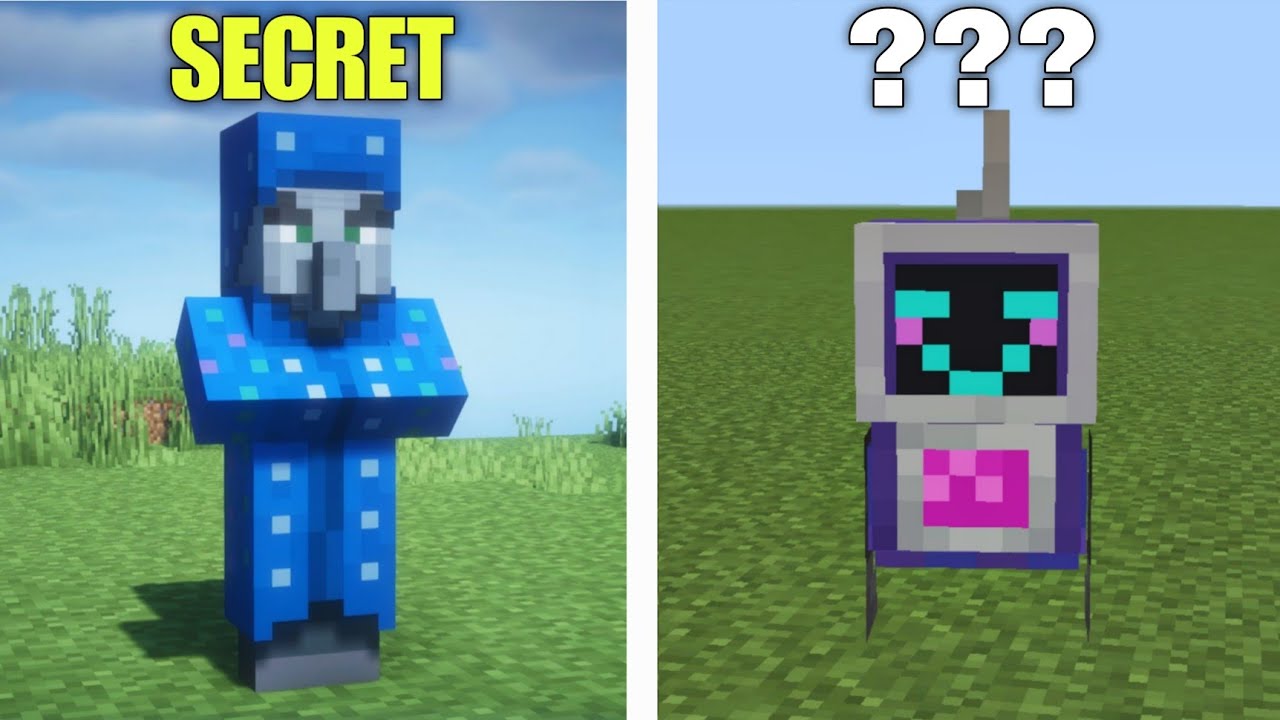 MINECRAFT HIDDEN MOBS REVEALED!!! 🤯 - YouTube