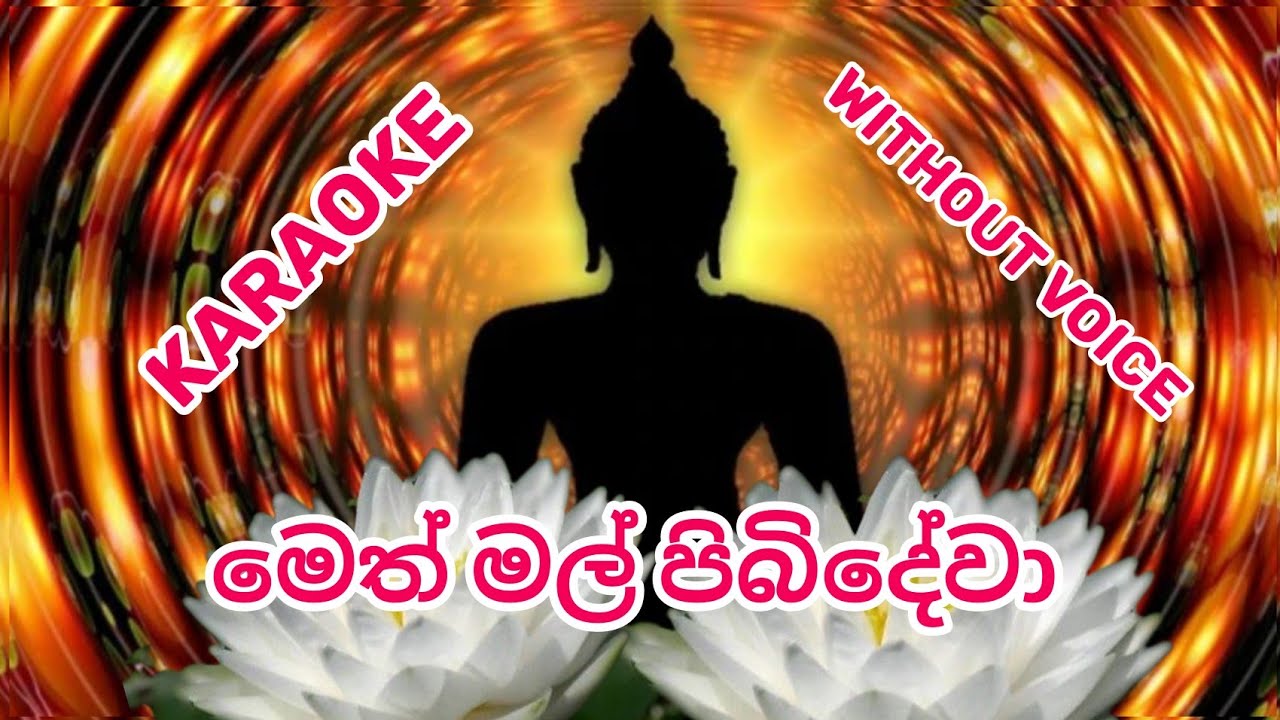 මෙත්මල් පිබිදේවා | Karaoke | Methmal Pibidewa | Bodu Bethi Gee | බැතී ...