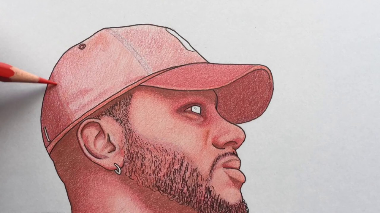Bryson Tiller Drawing Timelapse - YouTube
