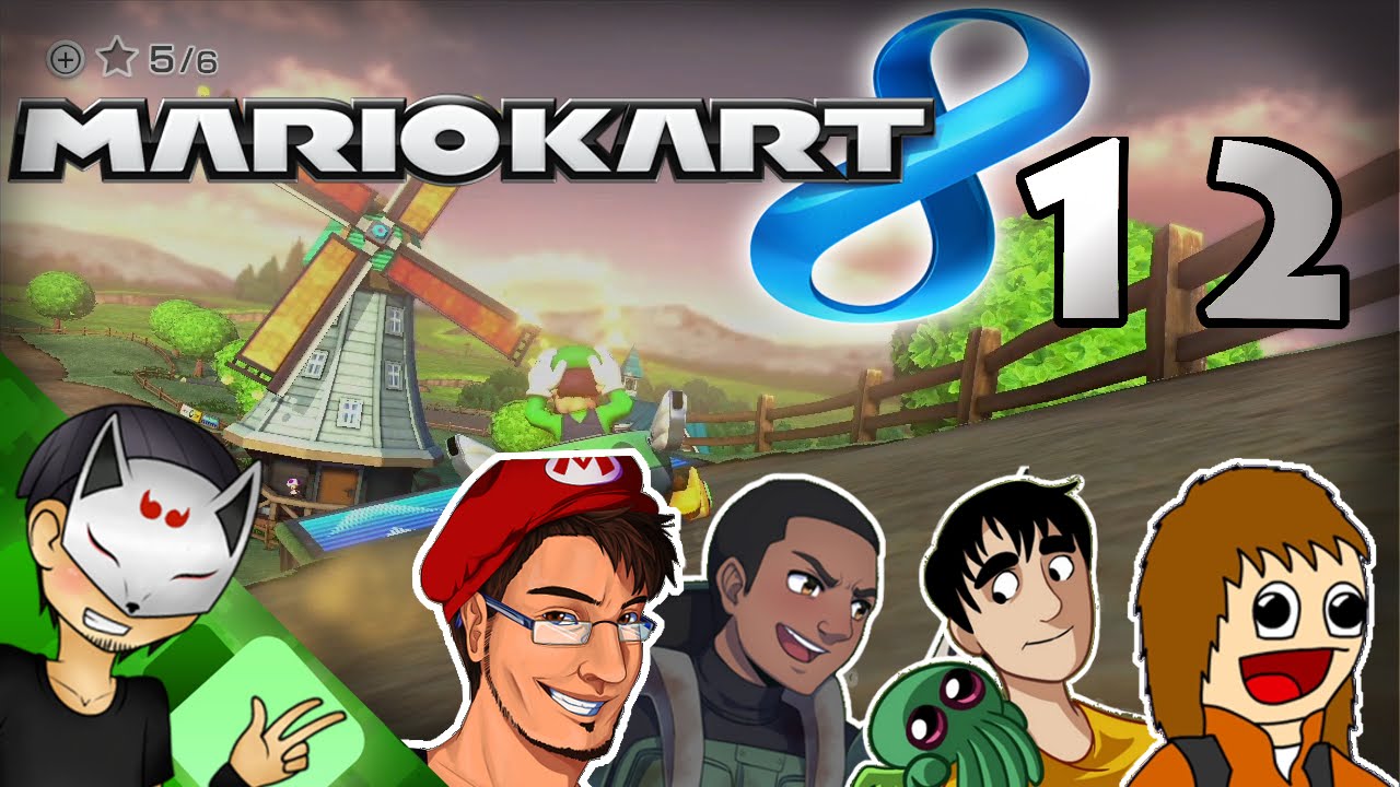 The Race is On!(Mario Kart 8 w/ The Derp Crew) - Ep. 12[1080p 60FPS ...