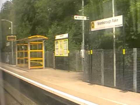 Aprroach into Bromborough Rake station - YouTube