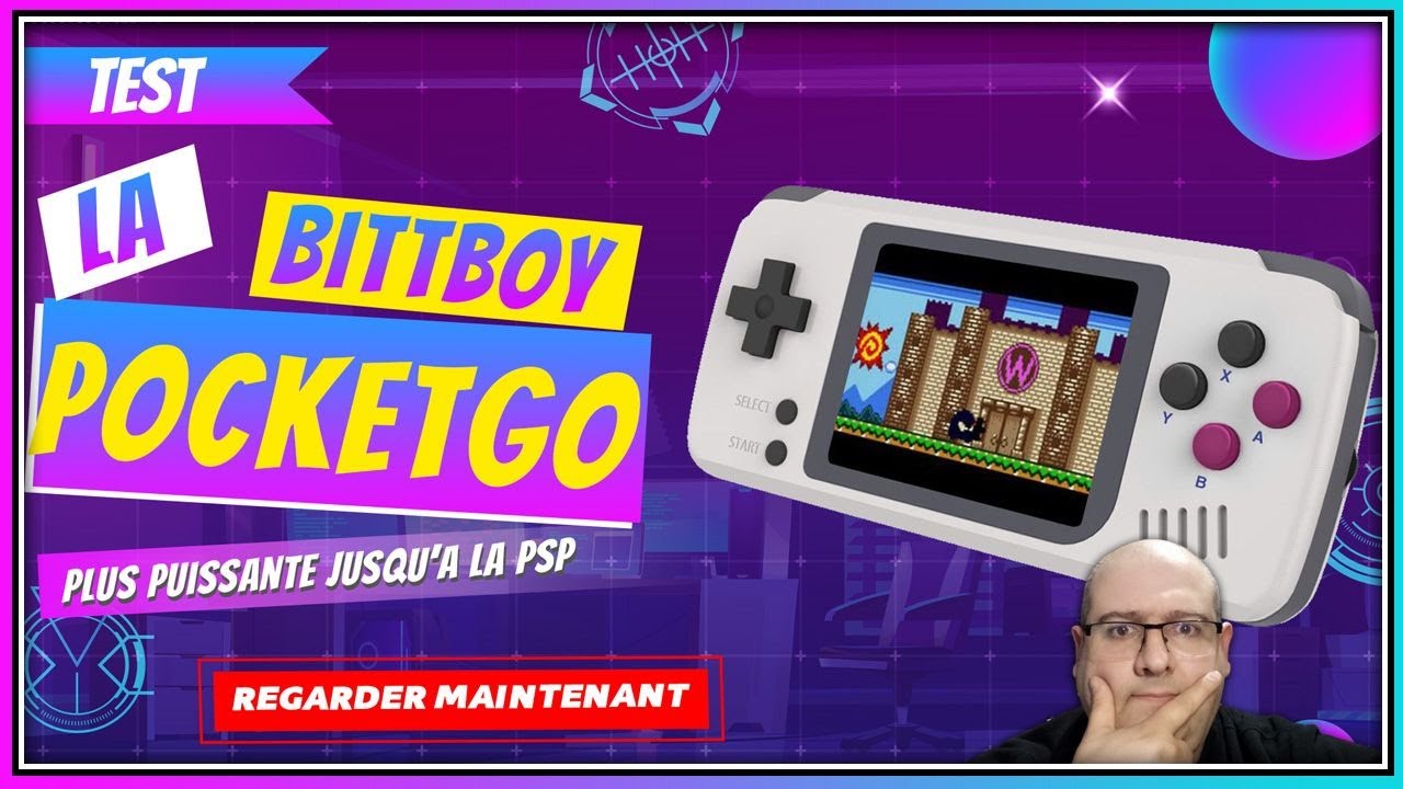 La console portable rétrogaming BITTBOY pocket go - YouTube
