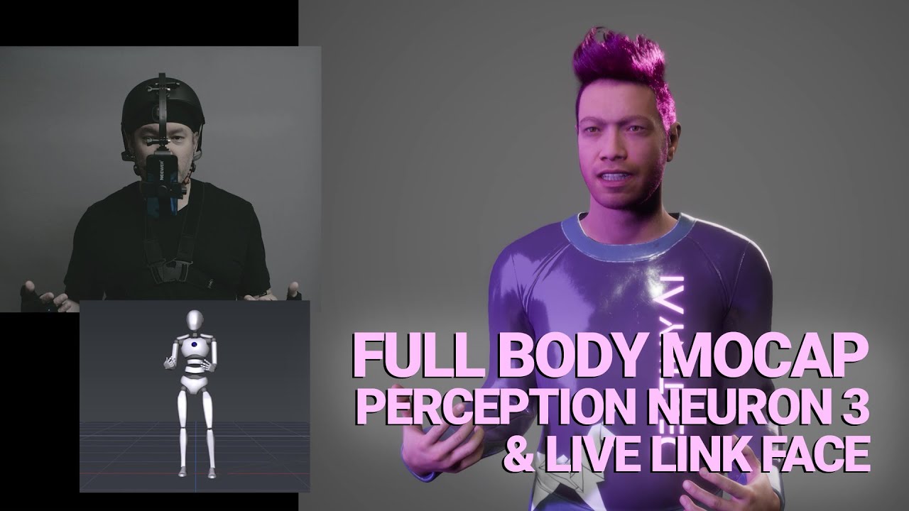 Streaming Full Body Mocap & Facial Animation on MetaHuman + Perception ...