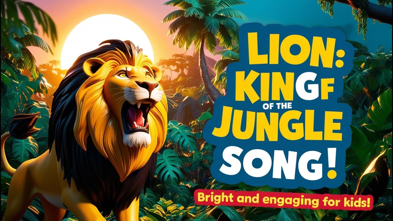 Lion: King of the Jungle Song | Fun & Educational for Kids - YouTube