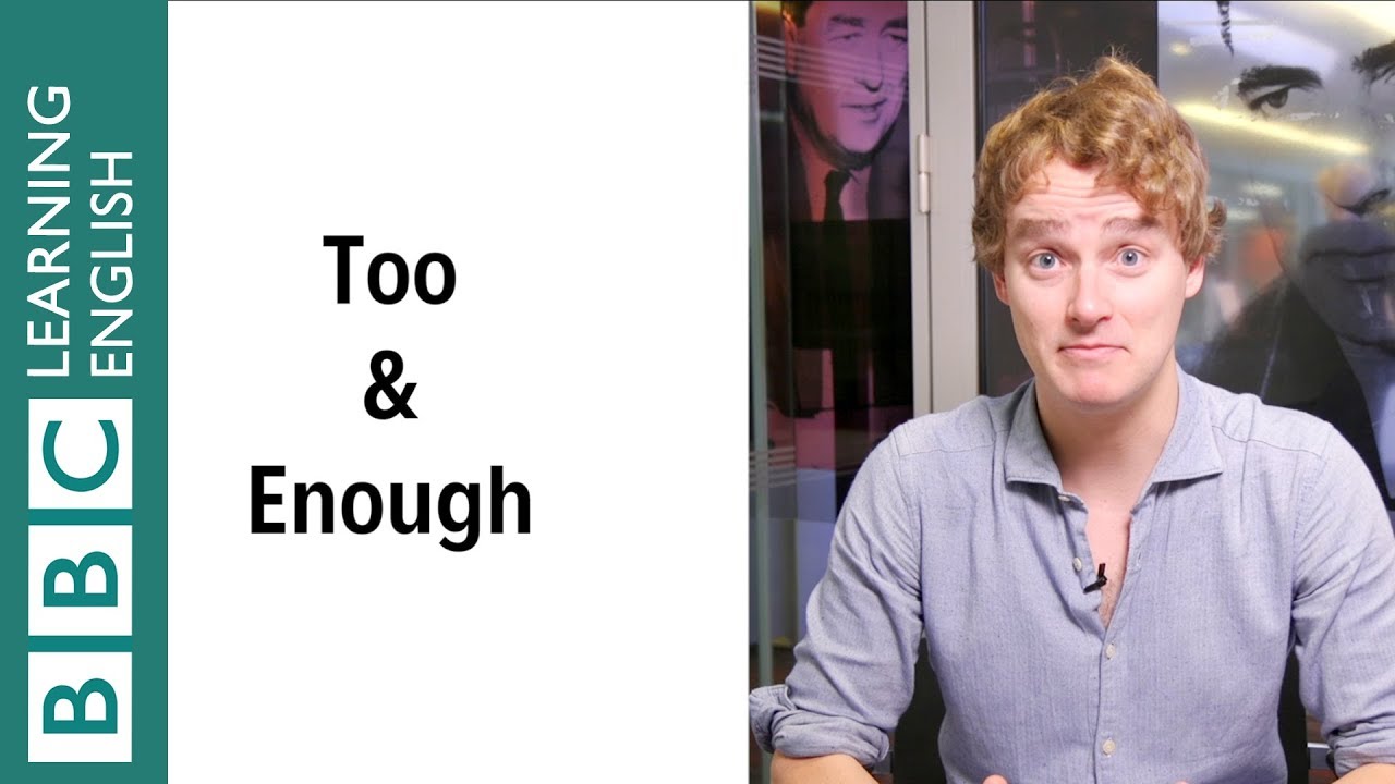 Too vs Enough - What's the difference? - English In A Minute - YouTube