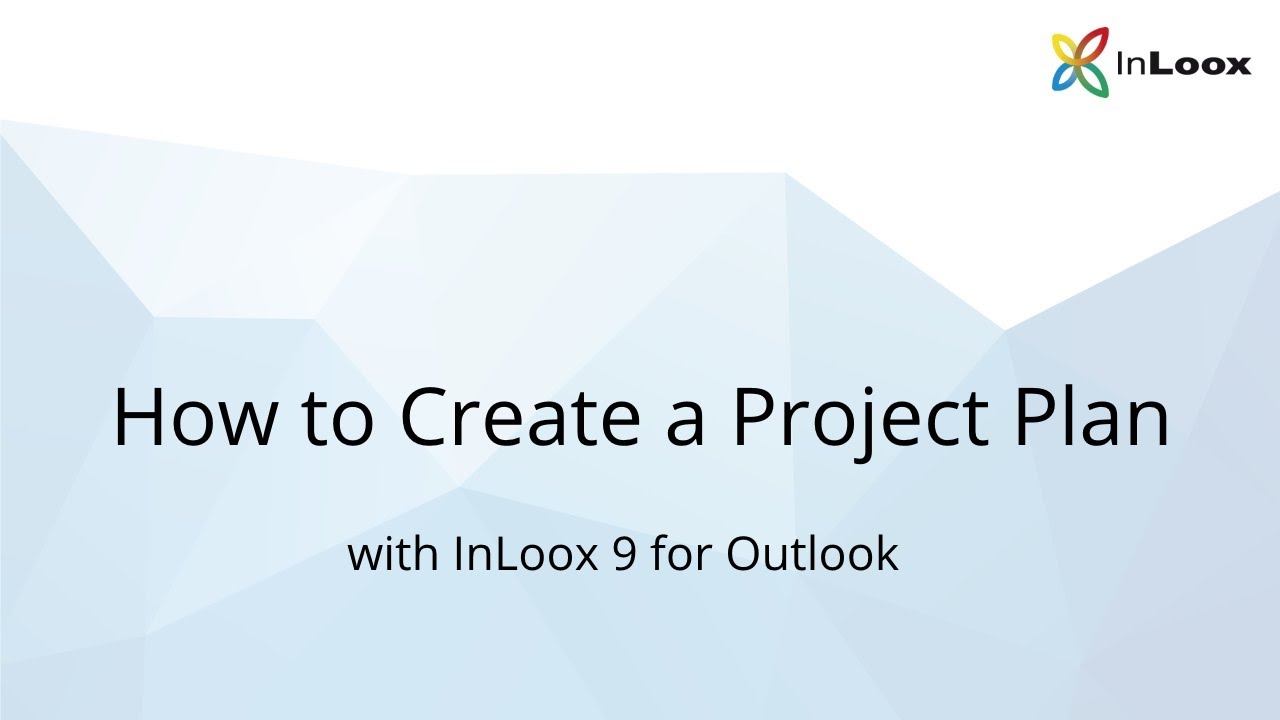 How to Create a Project Plan with InLoox 9 for Outlook - YouTube