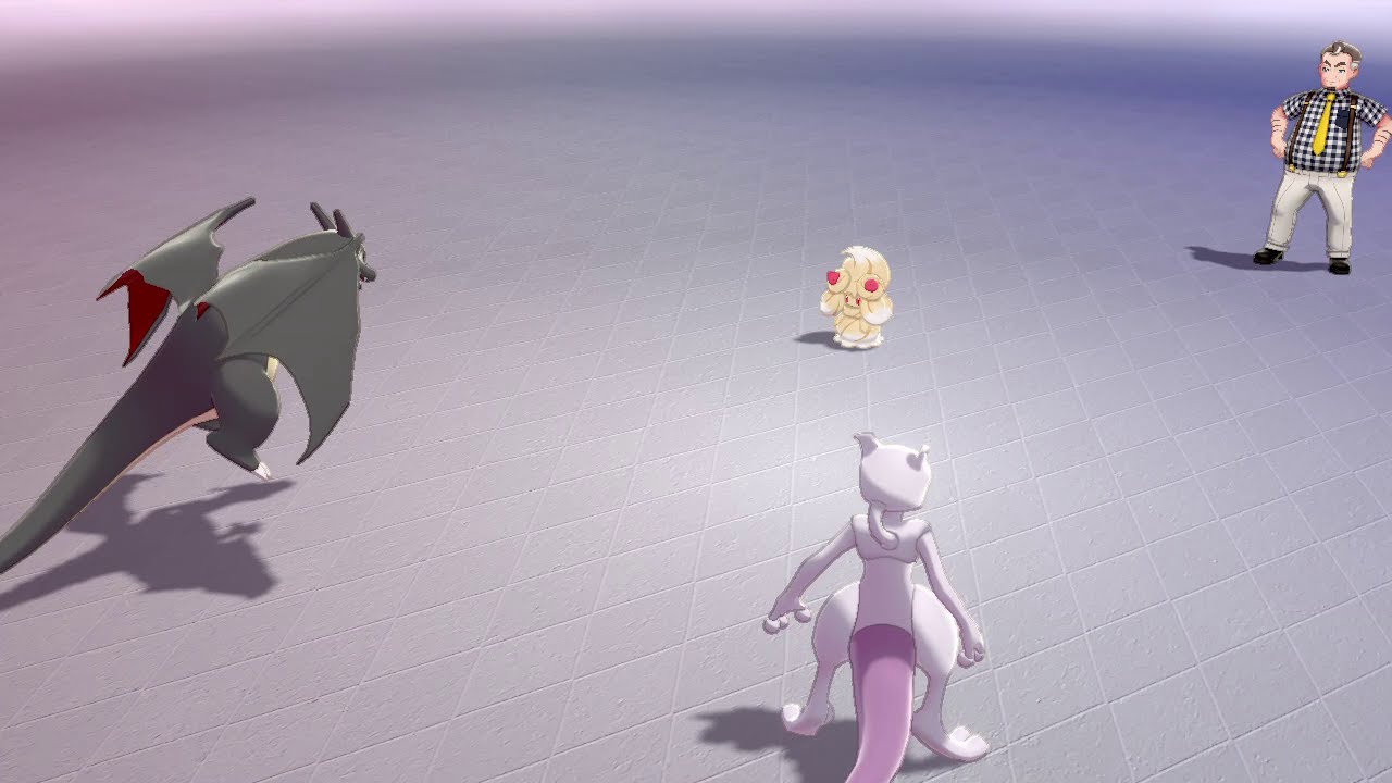 Pokémon Sword - Shiny Charizard/Mewtwo Owning - Nintendo Switch HD ...